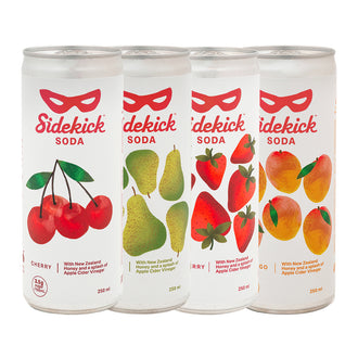 Sidekick Soda | 🍋‍🟩 Real Fruit, NZ Honey & ACV