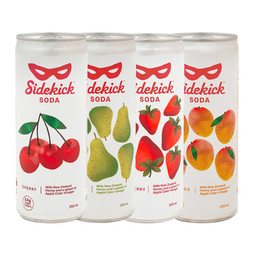 Sidekick Soda | 🍋‍🟩 Real Fruit, NZ Honey & ACV