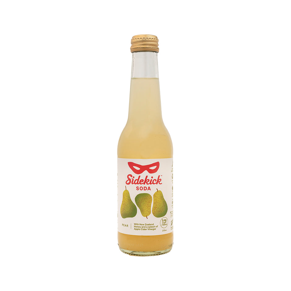 Sidekick Soda | 🍋‍🟩 Real Fruit, NZ Honey & ACV