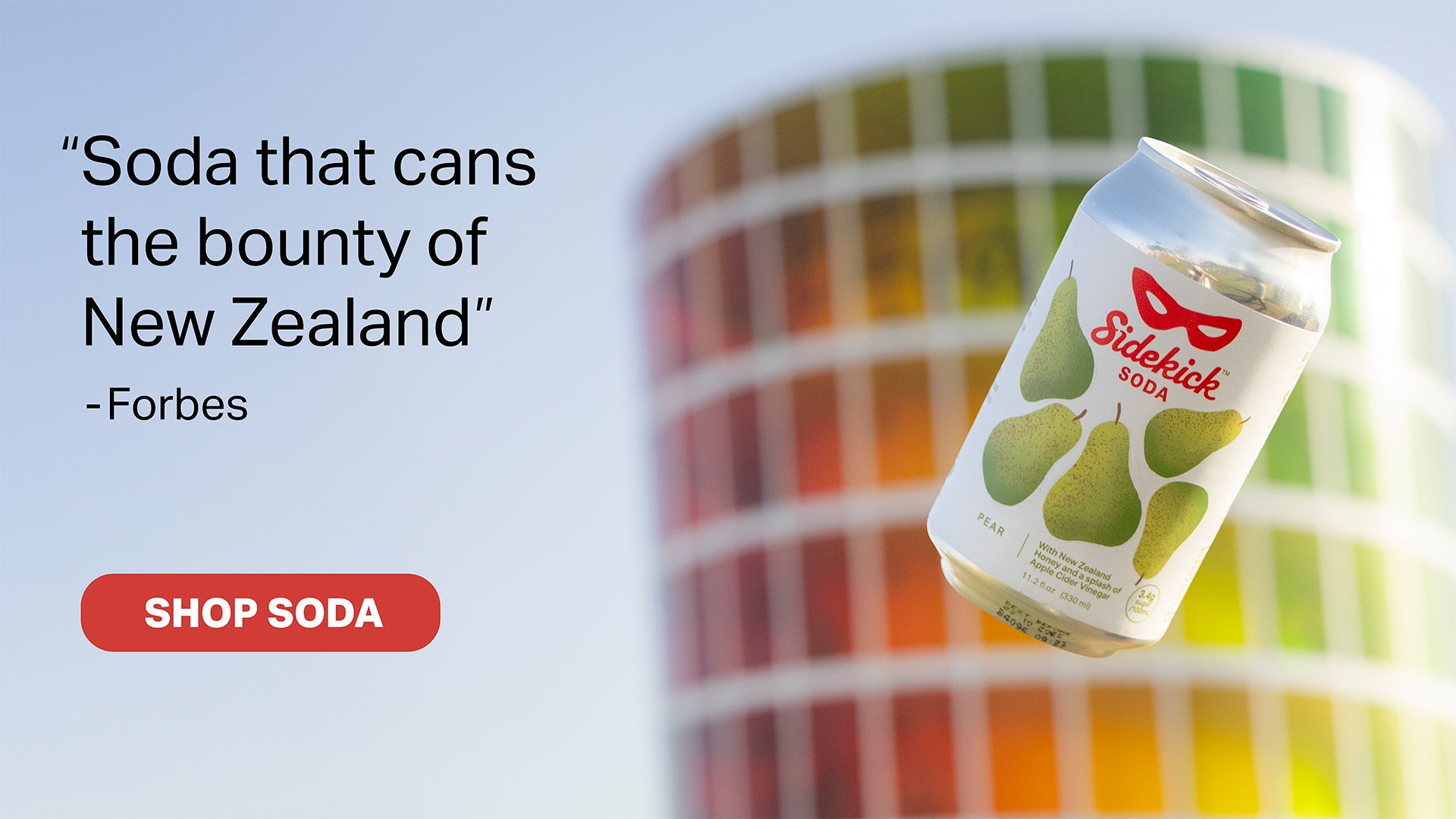 Sidekick Soda | 🍋‍🟩 Real Fruit, NZ Honey & ACV