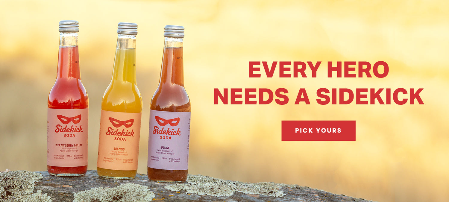 Sidekick Soda | Locally Made Soda (that's actually good for you)