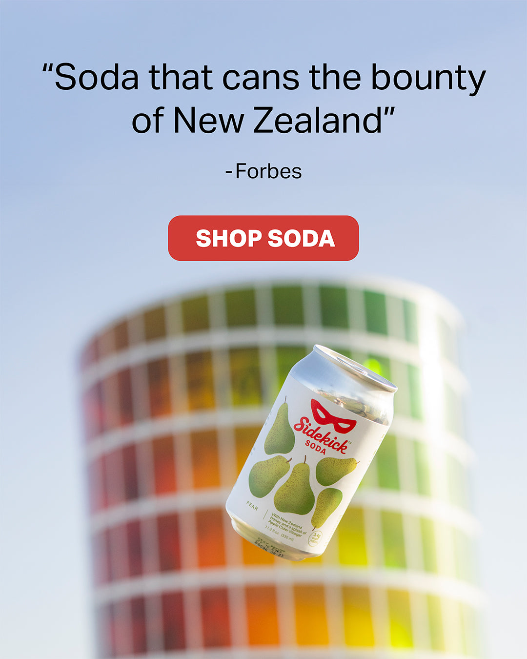Sidekick Soda | 🍋‍🟩 Real Fruit, NZ Honey & ACV
